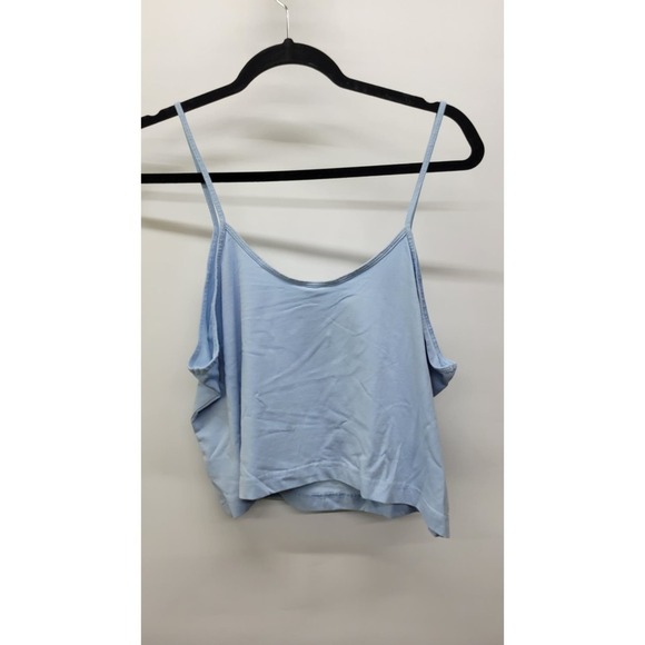 bp | Tops | Bp Light Blue Spaghetti Strap Crop Top 2x | Poshmark